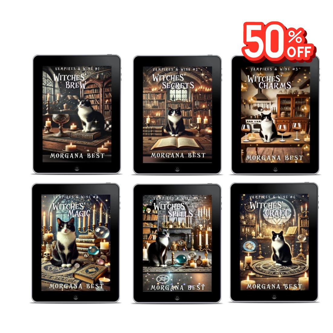 Shop Vampires and Wine Ebooks 1-6 Paranormal Cozy Mysteries Bundle ...